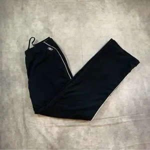 Reebok | Pants | Reebok Black Track Pants With Embroidered Logo | Poshmark